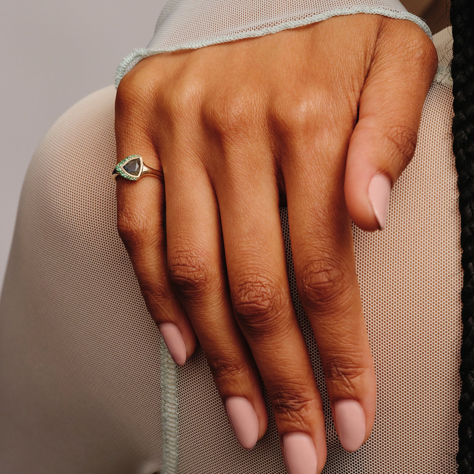 AZ Gemstone Trillion Ring – metier by tomfoolery