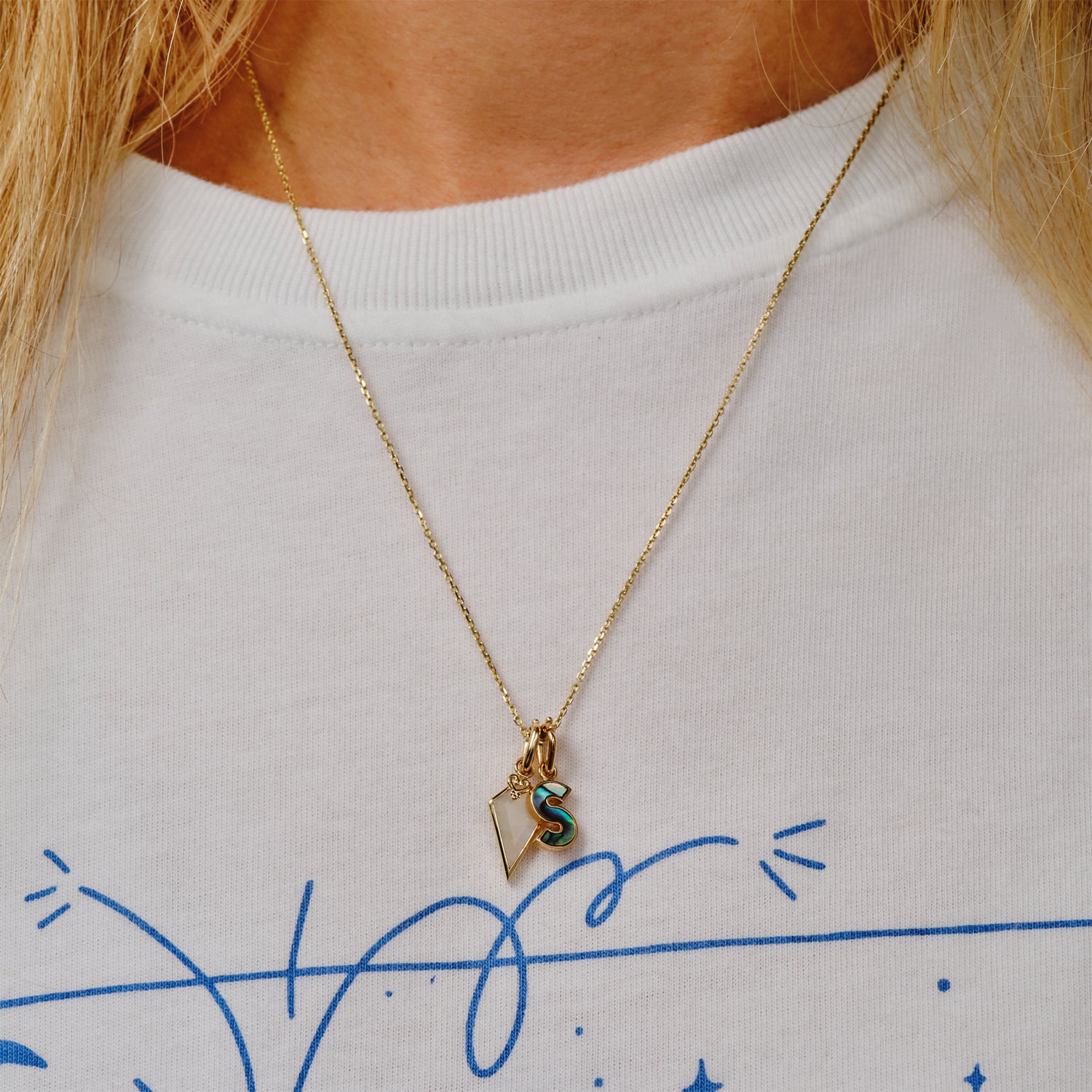 Pearl Initial Plaque – metier by tomfoolery