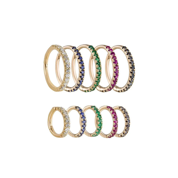 Seamless Pavé Clicker Hoop – metier by tomfoolery